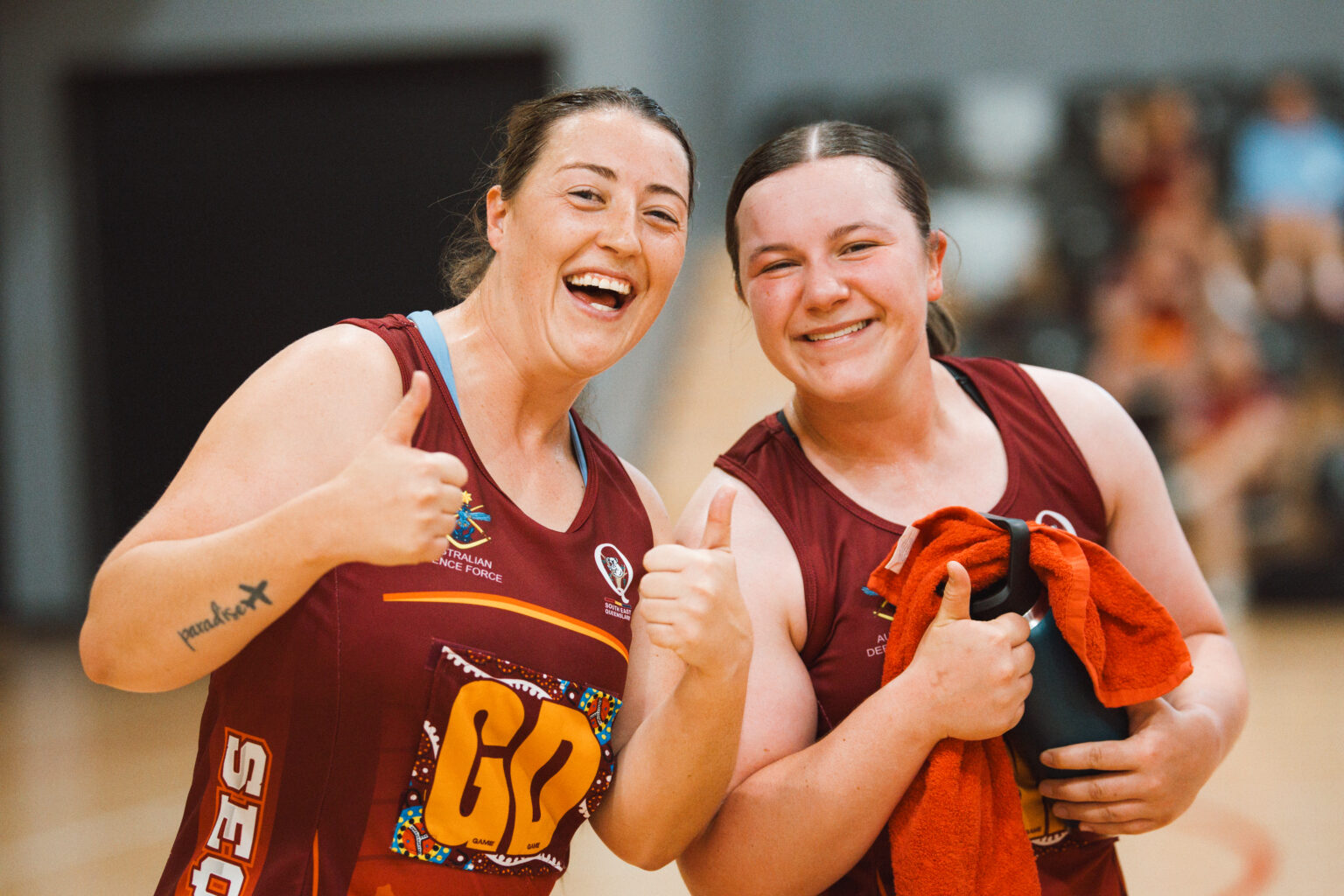 Australian Defense Force Netball Tournament at Mullum Mullum Stadium ...