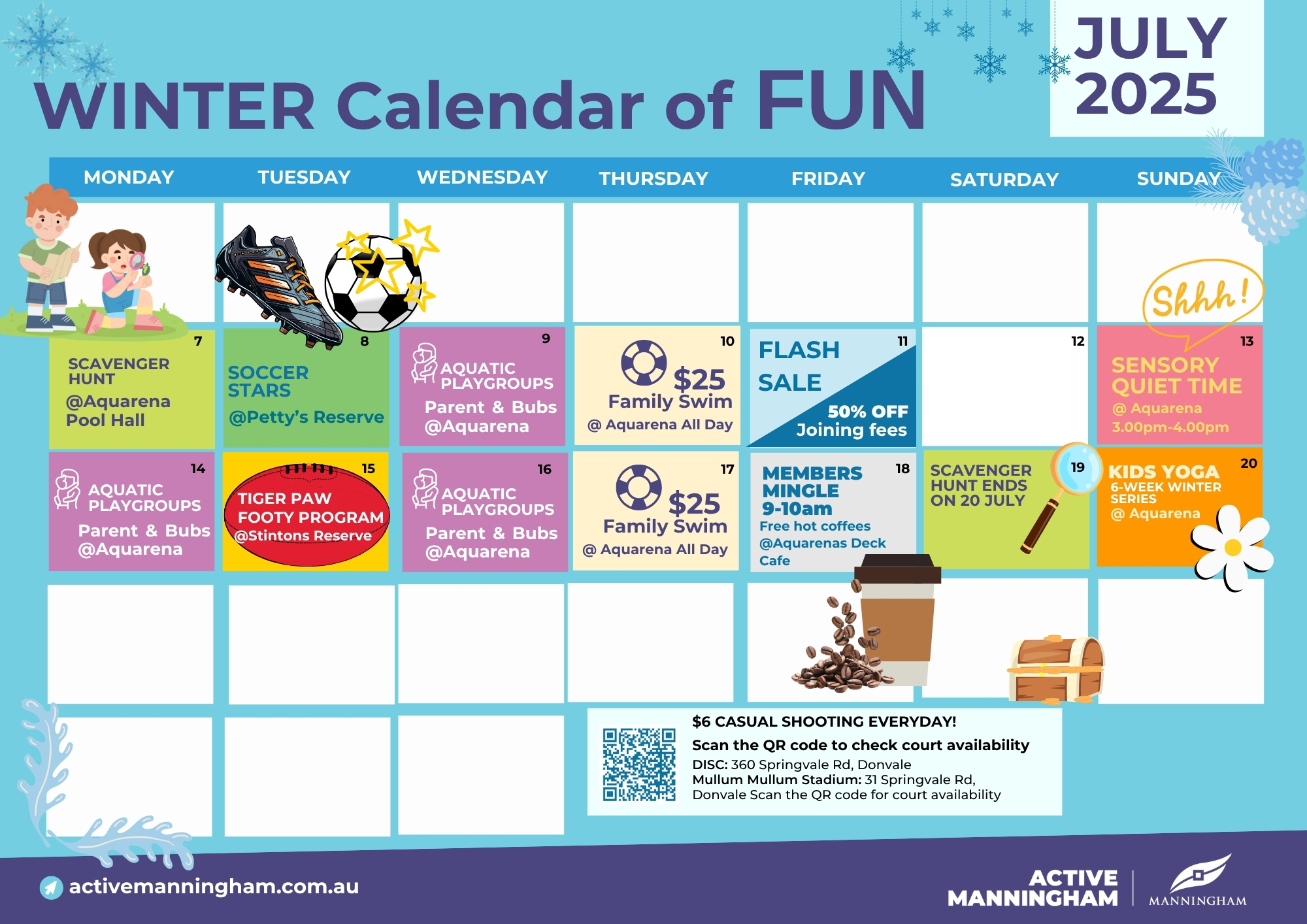 Winter Calendar of FUN 2025 - Active Manningham